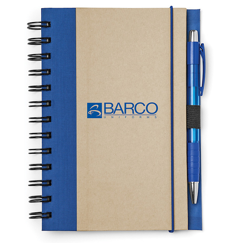RECTANGULAR RECYCLED JOURNAL NOTEBOOK - Logo Products for Camps
